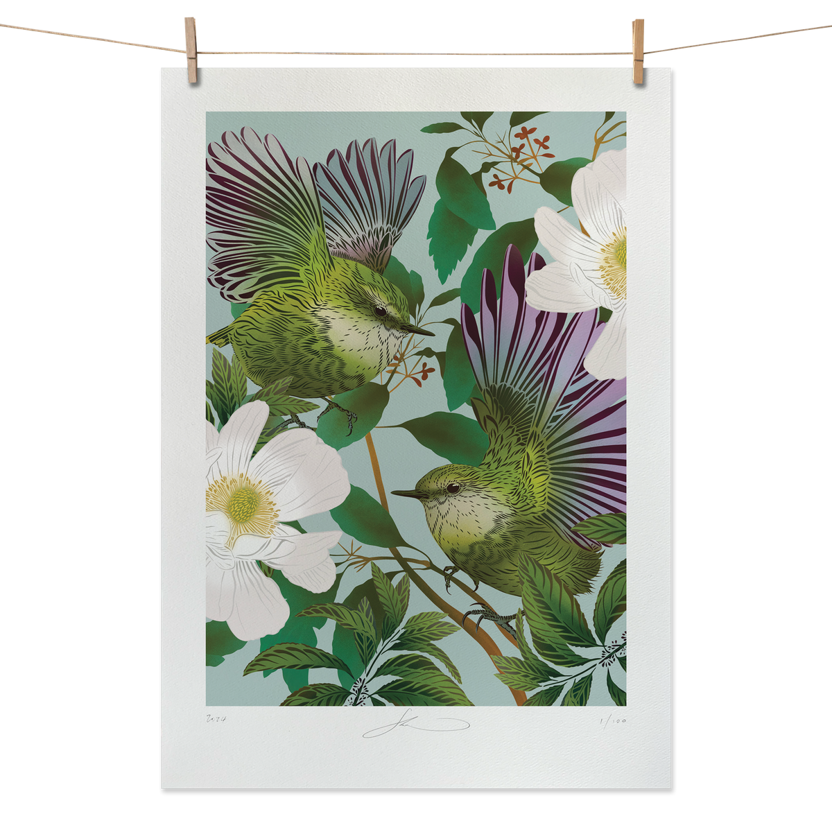 Titipounamu & Karamu Boutique Print - FLOX