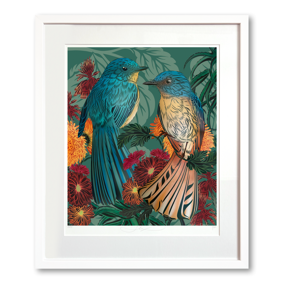 Fantastical Fantails Legacy Print - FLOX
