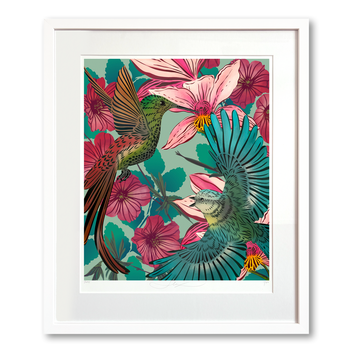 Heavenly Hummingbird Legacy Print - FLOX