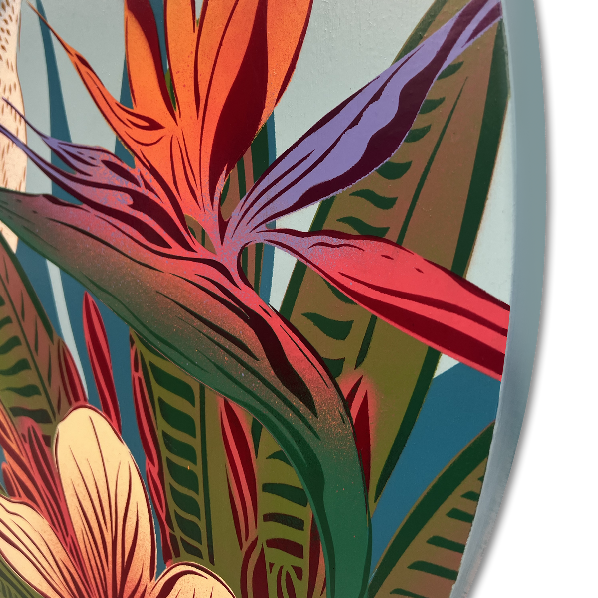 Oceania Kingfisher2 & Hibiscus 80cm - FLOX