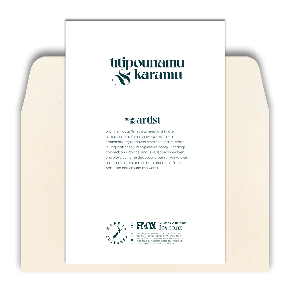 Tītipounamu & Karamu Greeting Card - FLOX