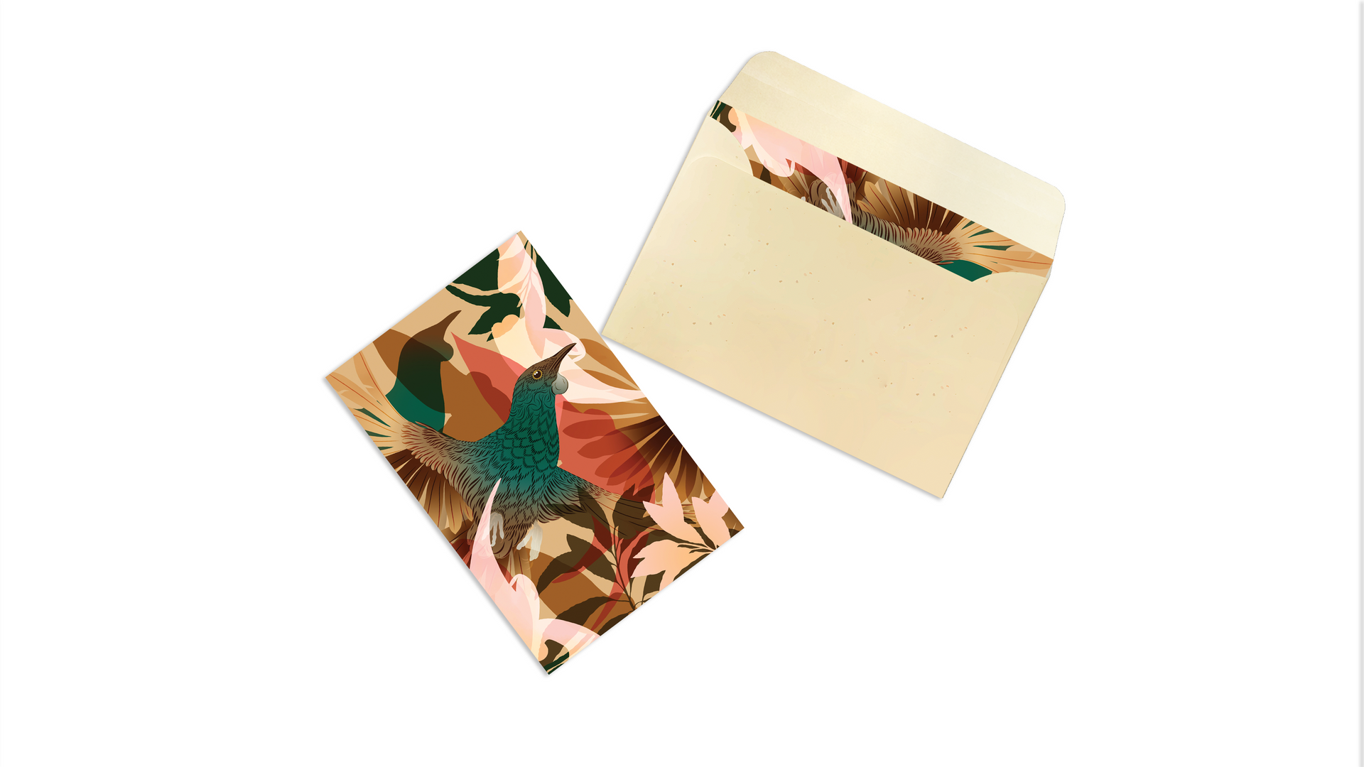 Tūī Whenua Greeting Card - FLOX